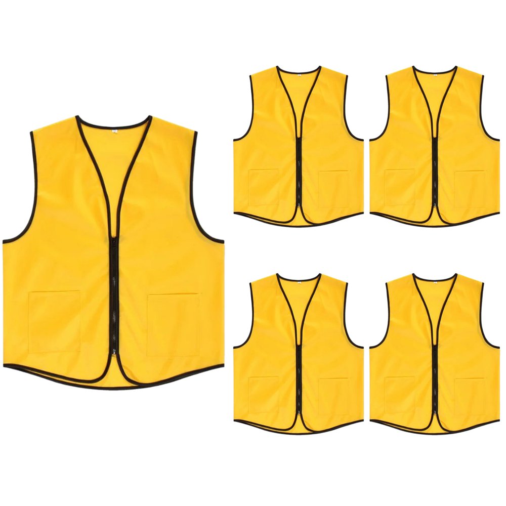 Toptie - TopTie Supermarket Apron Zipper Vest For Clerk Uniform Vest(5 ...