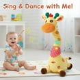 Musical Giraffe Toy - Rechargeable/Battery/Remote Control Options,Plush ...