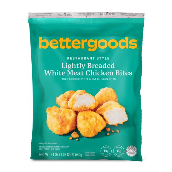 Realgood Foods Co. Lightly Breaded Chicken Breast Fillets, 20 oz Bag ...