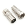 Male to Male Coax Connector F Type Coaxial Cable Adapter RF Adapter ...