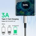 JUJHGRF-USB Type C Fast Charge Cable 2Pack,6.6ft USB C Charger Cable ...