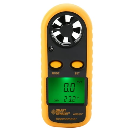 LCD Display Air Speed Tester, Digital Anemometer, Handheld For Wind ...
