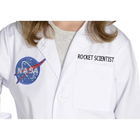 Aeromax Jr. Nasa Rocket Scientist Lab Coat, White, Size 6/8 | Walmart ...