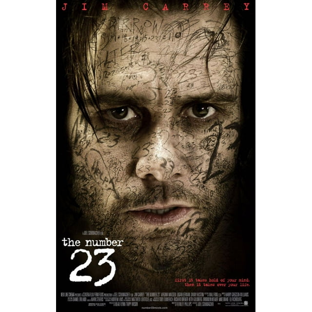 Number 23 Movie Poster 24x36 Art Poster 24x36 Unframed, Age: Adults ...