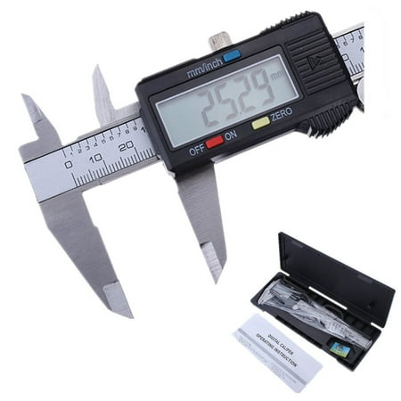 6 Inch 150mm Electronic Mini Digital Caliper Micrometer Guage Ruler ...
