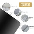 Black Grey Ombre Dish Drying Mat for Kitchen Counter,Gradient ...