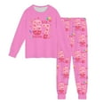 Hifoo Child Girls Outfit Sets 67 Cartoon Print O-Neck Shirts Tops Pants ...