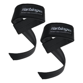 Harbinger Big Grip Pro No-Slip Nylon Lifting Straps with DuraGrip, 1 ...