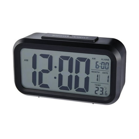 LUMINOVA Square Shape LED Display Digital Electronic Alarm Clock ...
