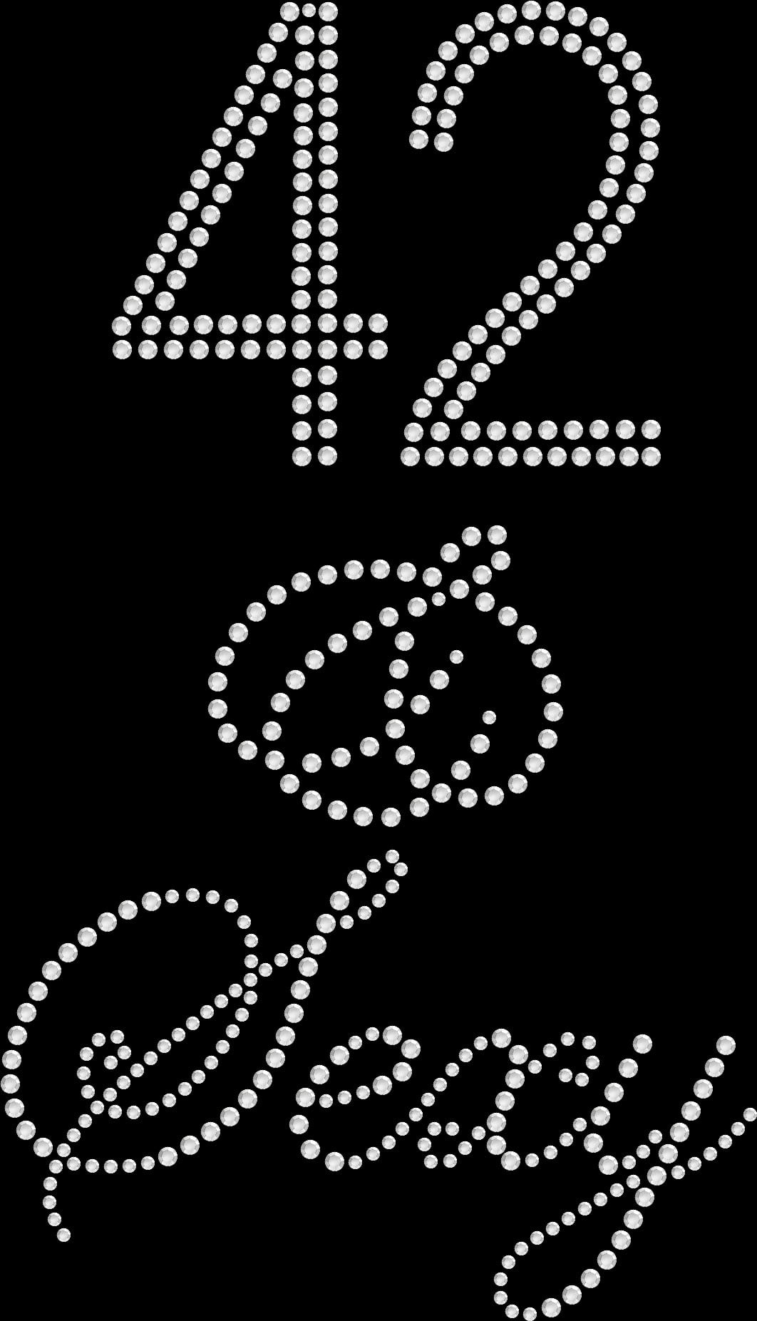 Rhinestone Bling Sparkle Iron On Transfer DIY 42 and Sexy Clear Silver ...