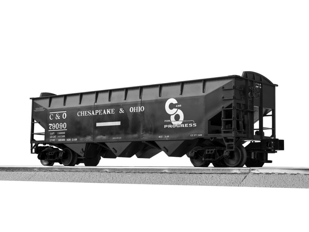 Lionel 3-16080 Chesapeake & Ohio 3-Bay Offset Hoppers (Set #1) 6-Pack ...