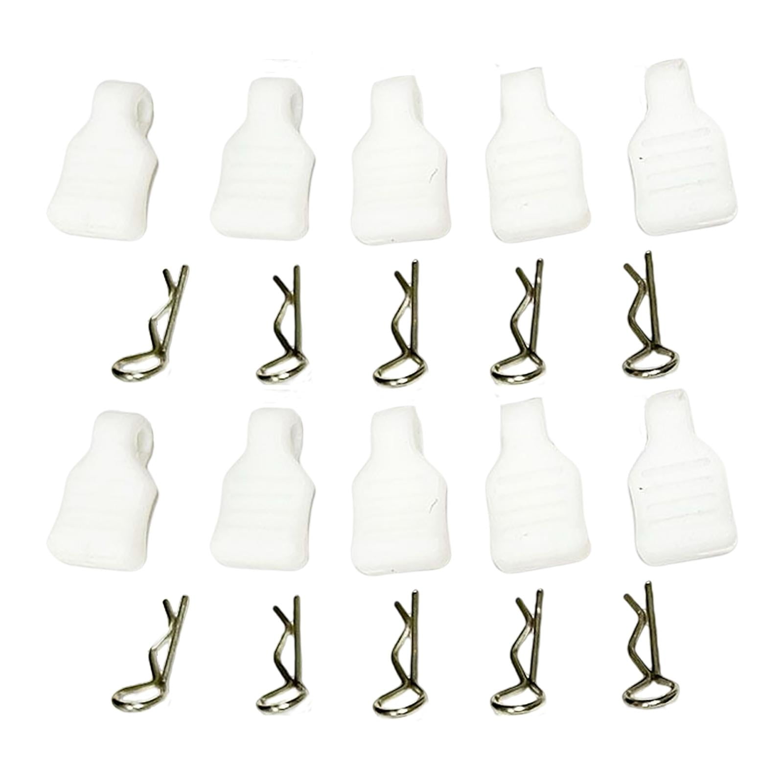 10x Universal Body Clips Pins with 10 Pull Tab Metal Body Shell Pin for ...