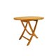 Anderson Teak TBF-035R 35 in. Bahama Round Bistro Folding Table - Walmart.com