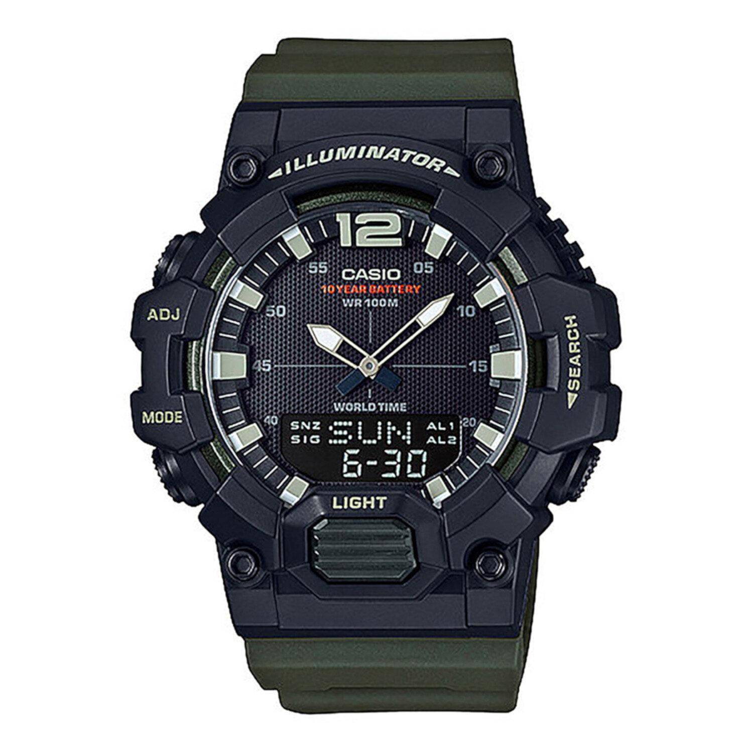 Reloj CASIO HDC-700-3AVCF Illuminator 10 Year Battery-Verde verde 49 mm ...