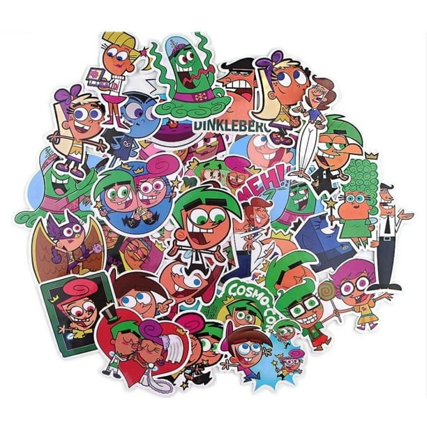 Fairly Odd Parents Themed Set of 39 Assorted Stickers Decal Set ...