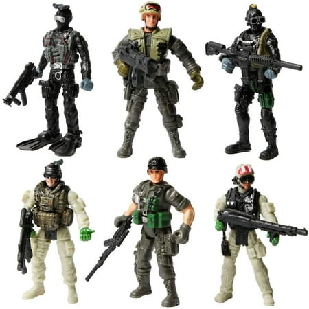 Military Soliders Playset Army Men Toy Special Forces Action Figures ...