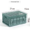 LAMIRO Milk Crate Collapsible Crate Plastic Folding Storage Container ...