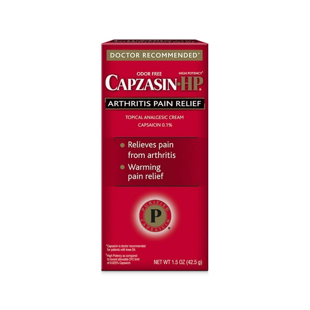 Capzasin High Potency Arthritis Pain Relief Creme 1.5 ounce Tube Flex ...