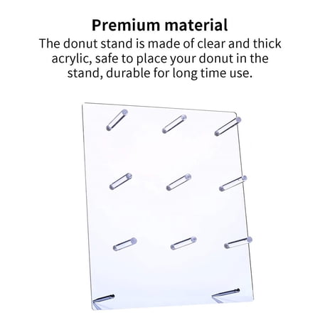 Acrylic Donut Holder Safe Donut Display dessert Stand display stand ...