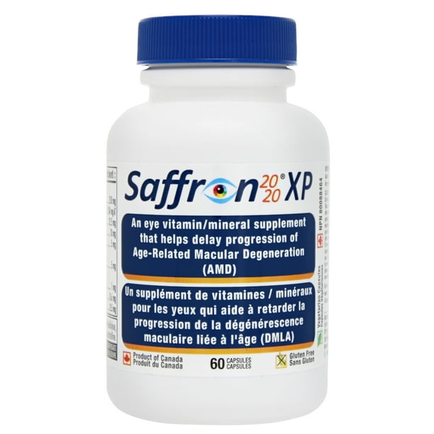 Persavita Canada Saffron Eye Supplement Saffron 2020-XP, 60 Capsules ...