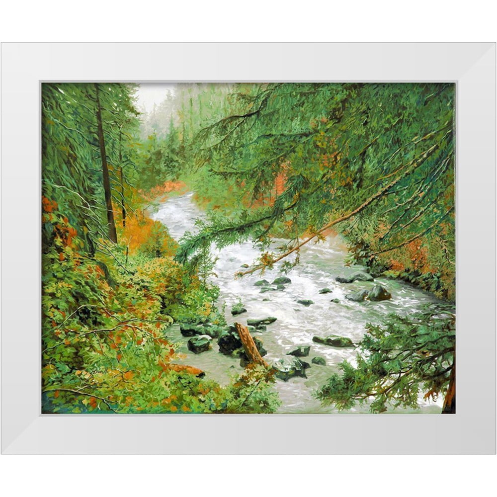 Borelli, Guido 32x26 White Modern Wood Framed Museum Art Print Titled ...