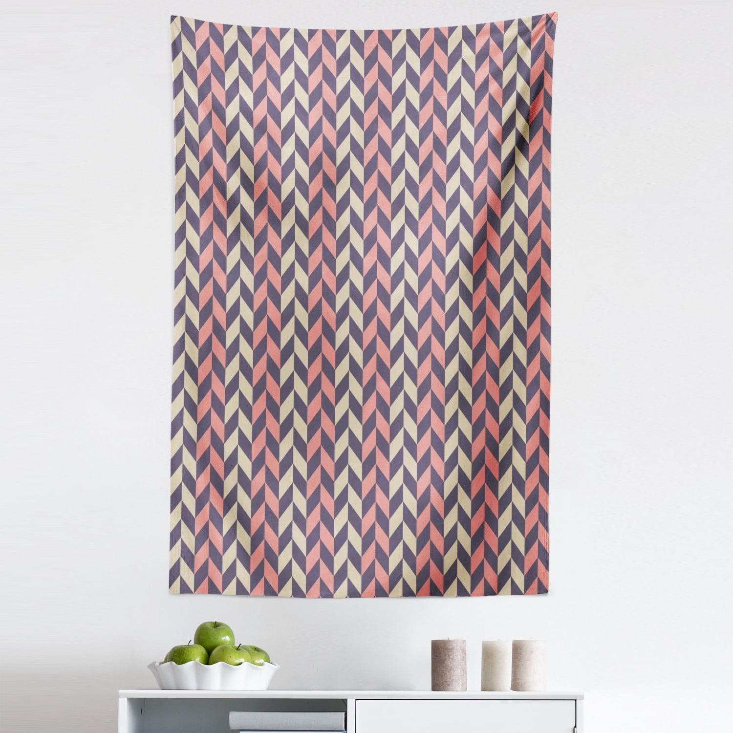 Herringbone Tapestry, Herringbone Pattern of Checkered Optical ...