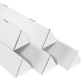 Box Partners Triangle Mailing Tubes 2" x 18 1/4" White 50/Bundle MTM218 ...