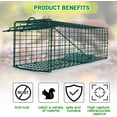 2 Pcs Humane Squirrel Trap Heavy Duty Live Animal Chipmunk Catch and ...