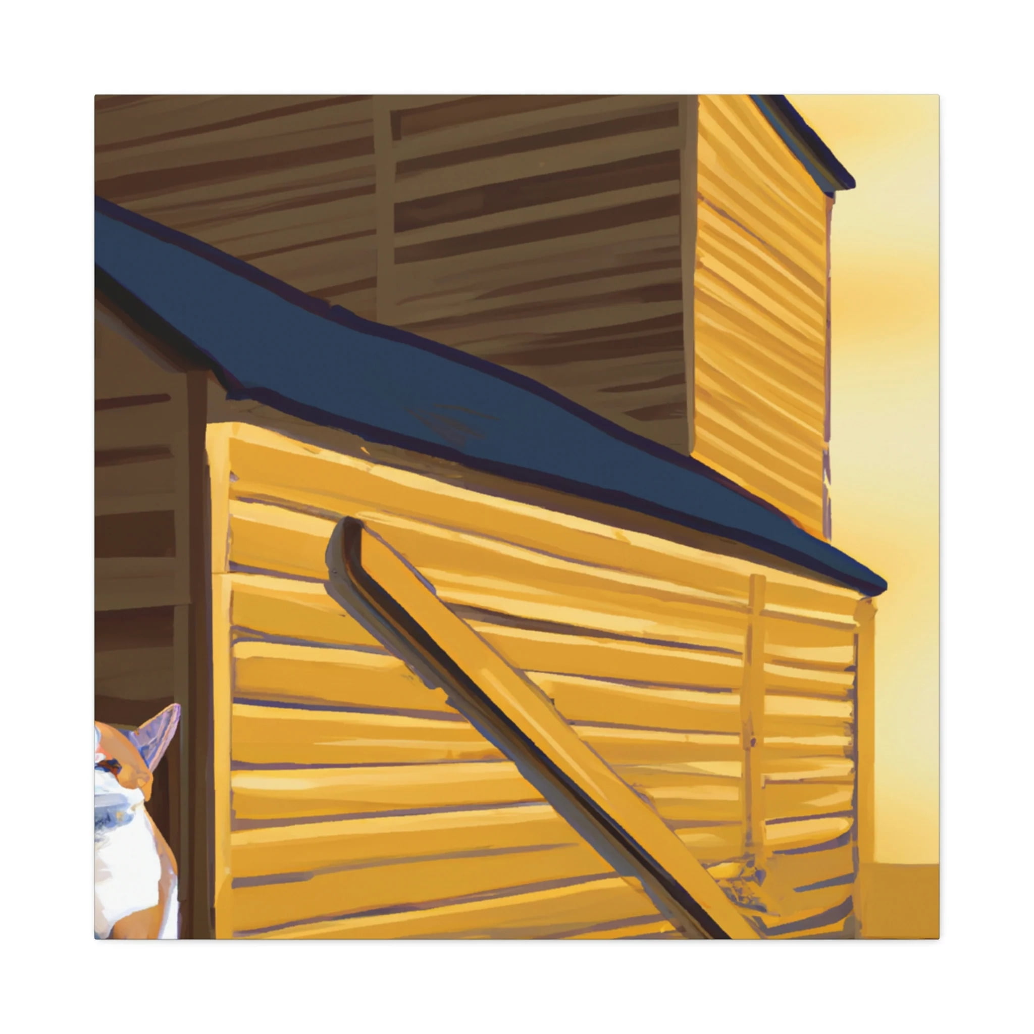 Barn Cat Slumber Party - Canvas - Walmart.com