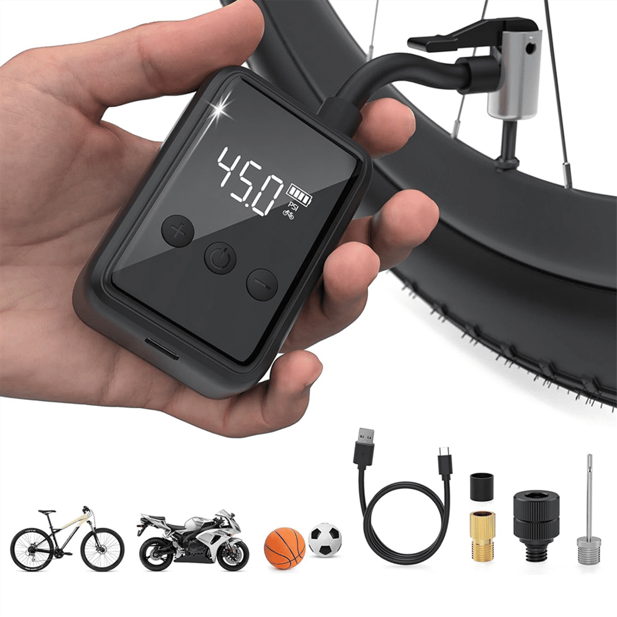 Click here for Zh & Art Bike Electric Pump Portable Wireless Air... prices