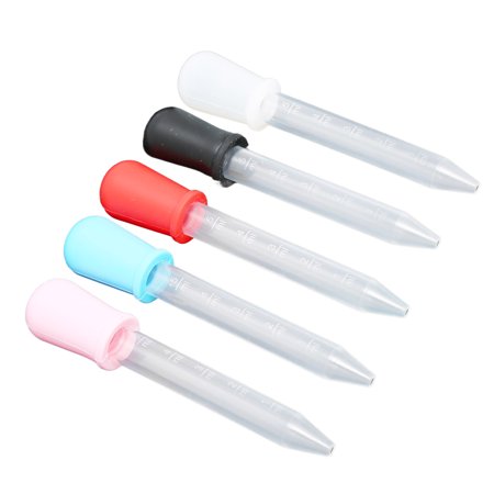 DIY Liquid Dropper, Silicone Liquid Transfer Pipettes 5pcs Dishwasher ...