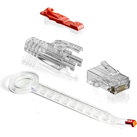 net-Lock™ Lockable RJ45 Cat6 Boot and Plug, Pass Through for EZ ...