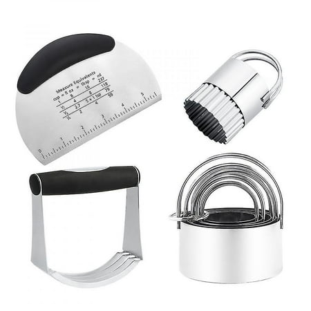 Baking Tool Set Biscuit- Making Mold Stainless Steel Flour Cutter ...