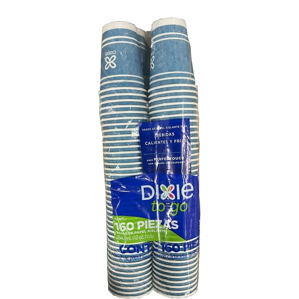 Dixie To Go 12 oz Insulated Cup 160 Count - Walmart.com