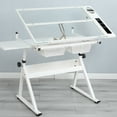 Accreate Drafting Printing Table Drawing Desk With Chair Printing Table ...