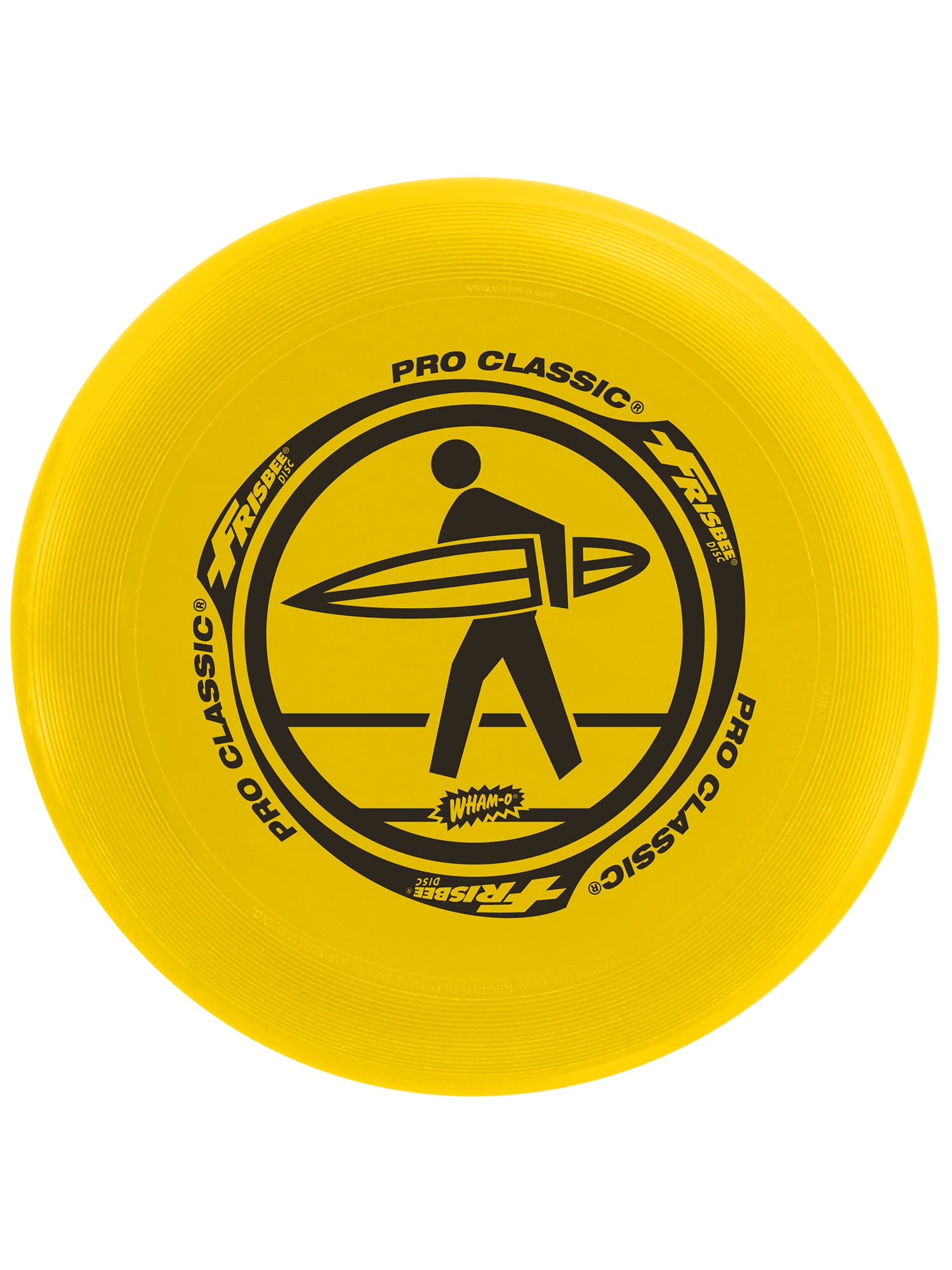 Wham-O Frisbee Pro Classic 130g Yellow Surfer Crossing - Walmart.com