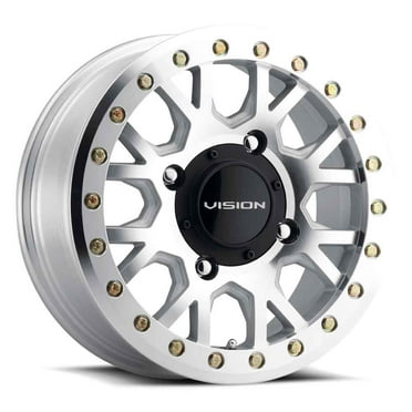 15x6 Vision GV8 Invader Machined UTV BEADLOCK Wheel 4x156 (12mm ...