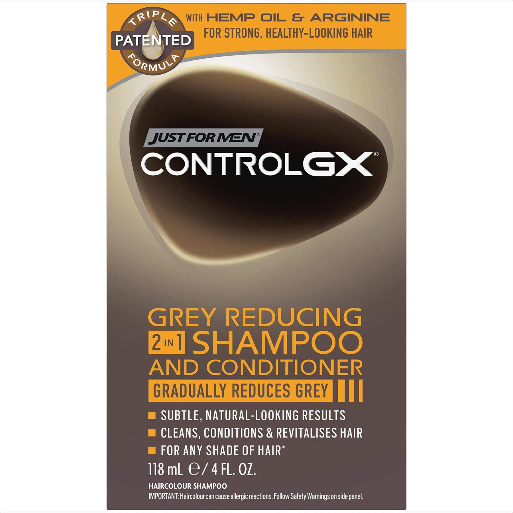 Just For Men Control GX Grey Reducing 2 in 1 Shampoo and Conditioner ...