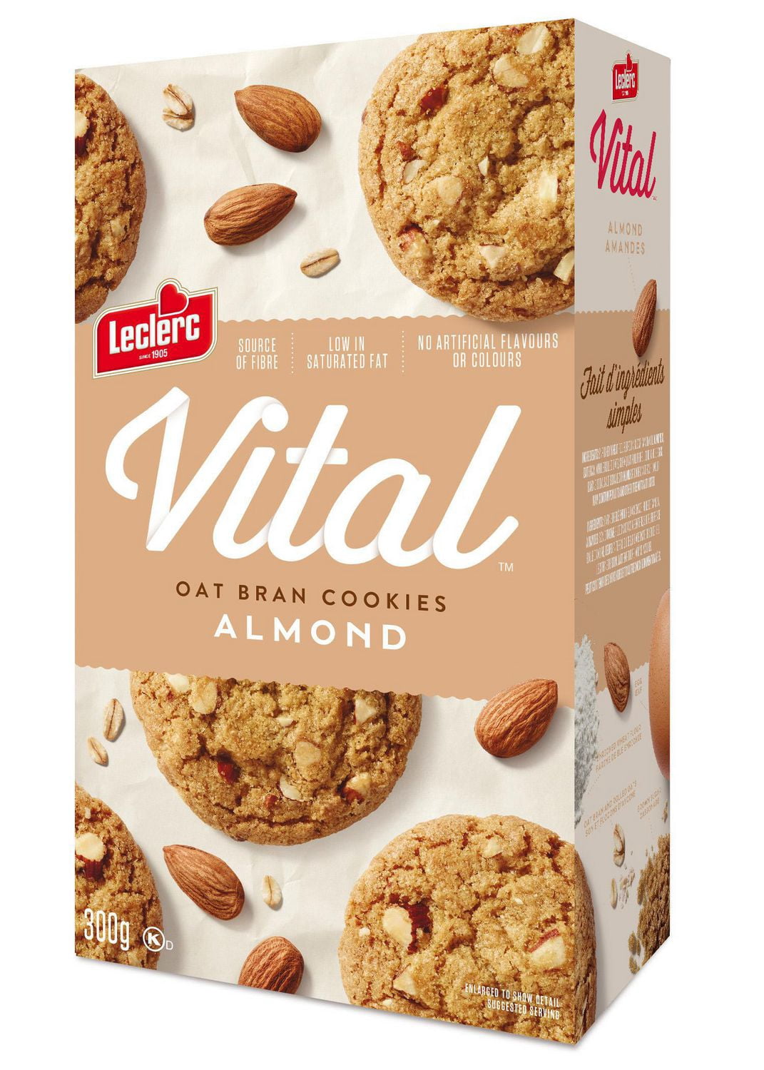 Vital Almond Oats Bran Cookie - Walmart.ca