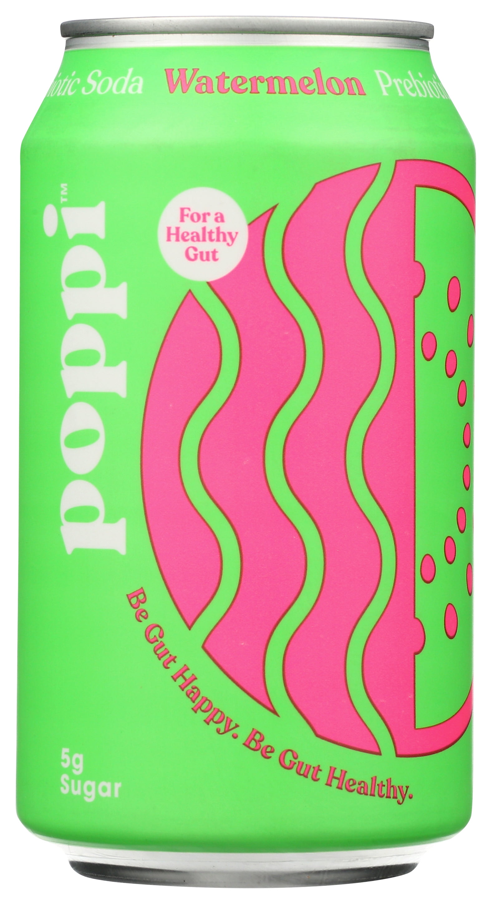 Poppi Prebiotic Soda, Watermelon, 12 fl oz - Walmart.com