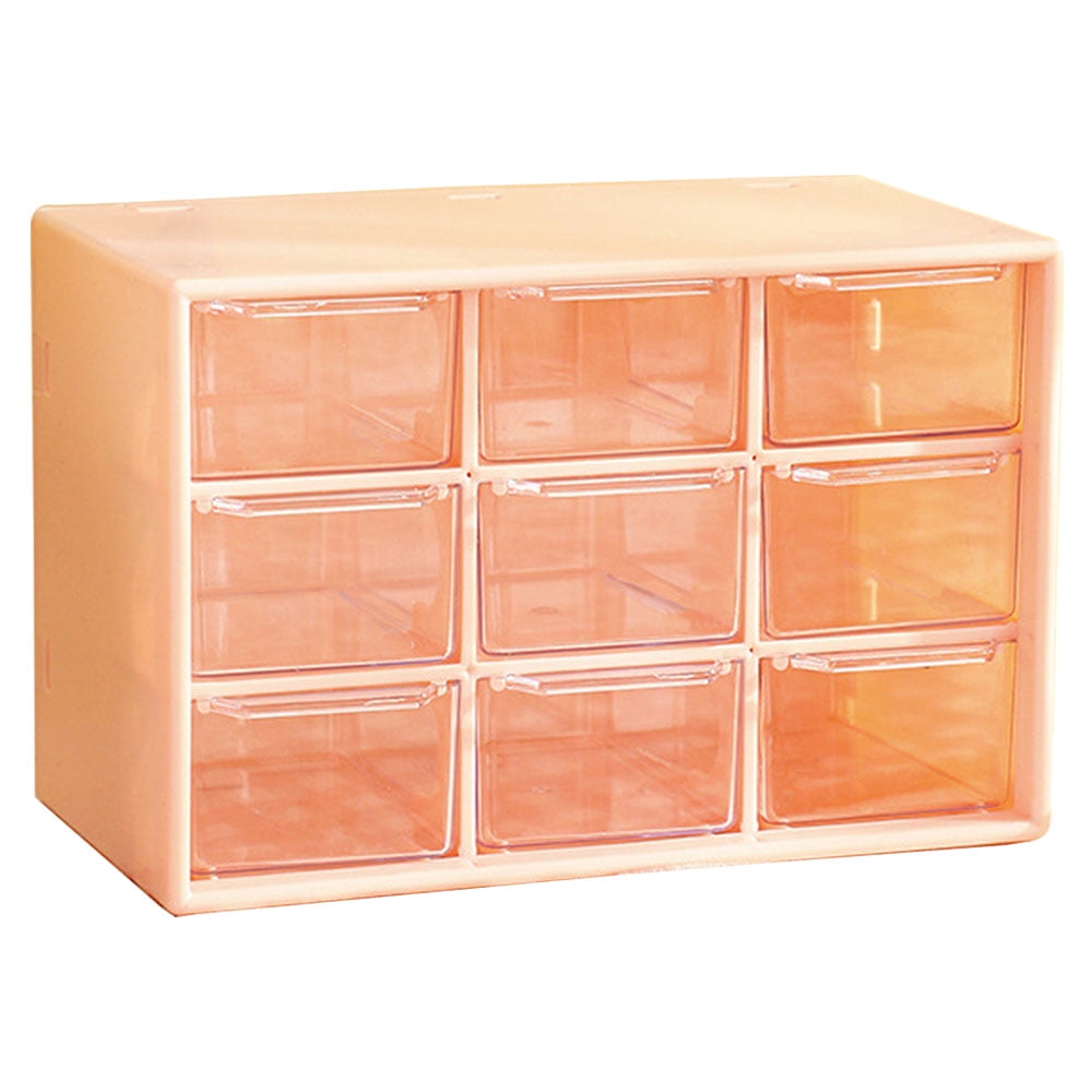 Desktop Crafts Storage Box with Removable Mini 9 Drawer Bracket for ...