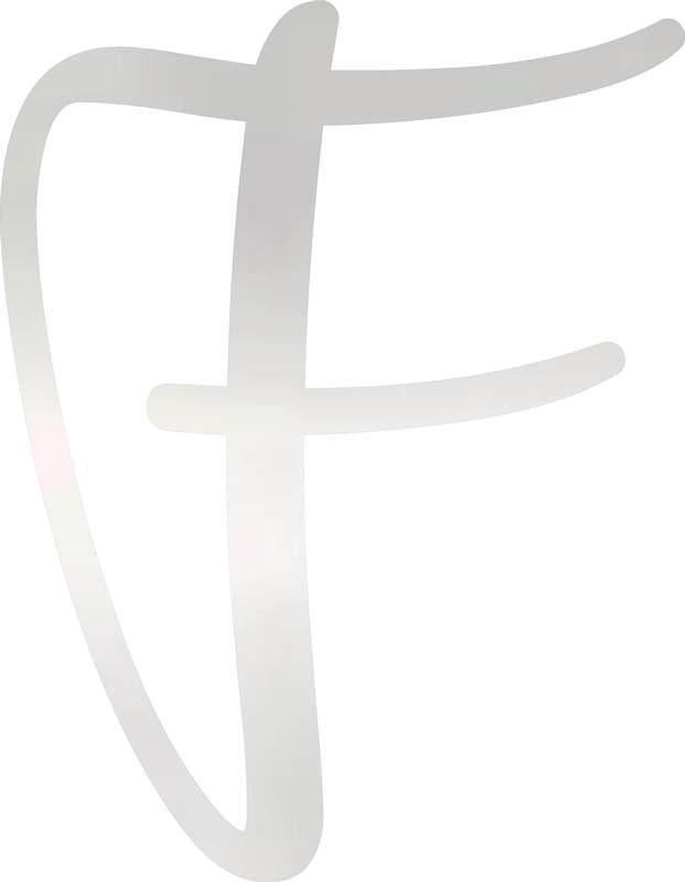 Acrylic Sign Letters,Wedding F Script, 2'' Tall Clear Alphabet ...