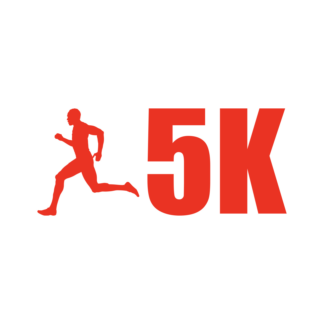 Mens 5K Sticker Decal Die Cut - Self Adhesive Vinyl - Weatherproof ...