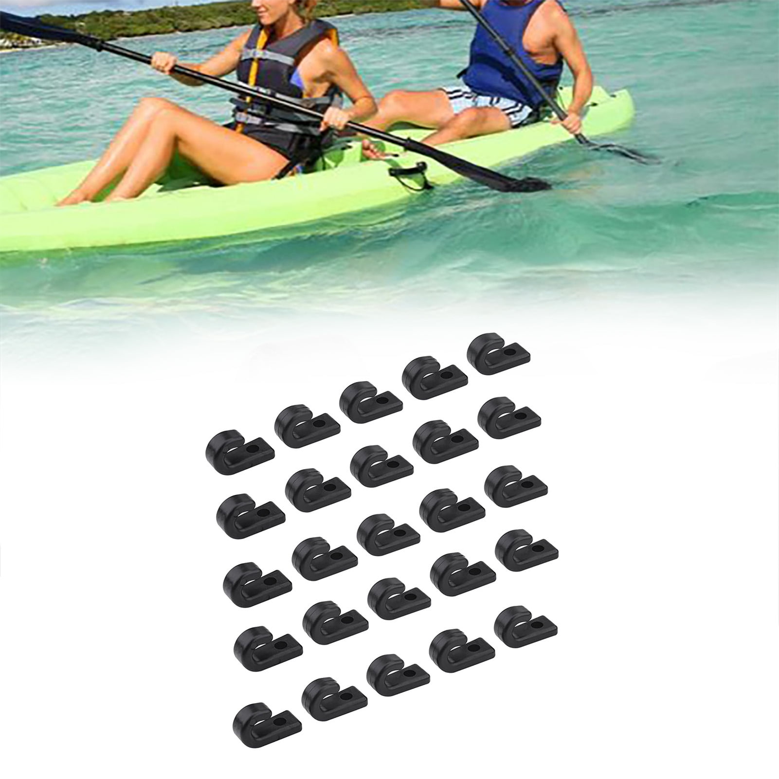 Click here for Ccdes Hooks  25pcs J Shaped Nylon Lashing Hooks Fo... prices