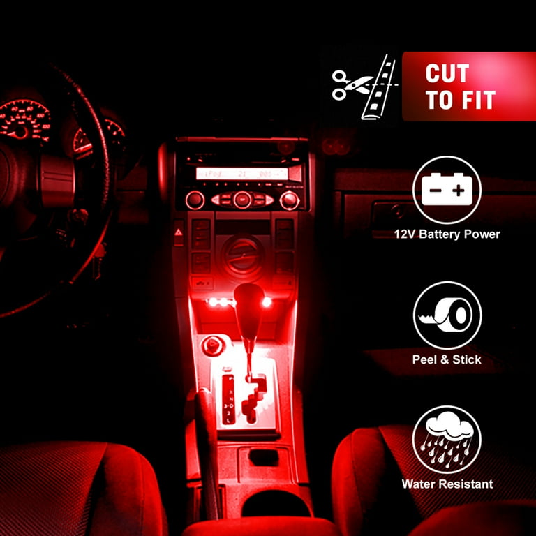 Red Interior Car Lights