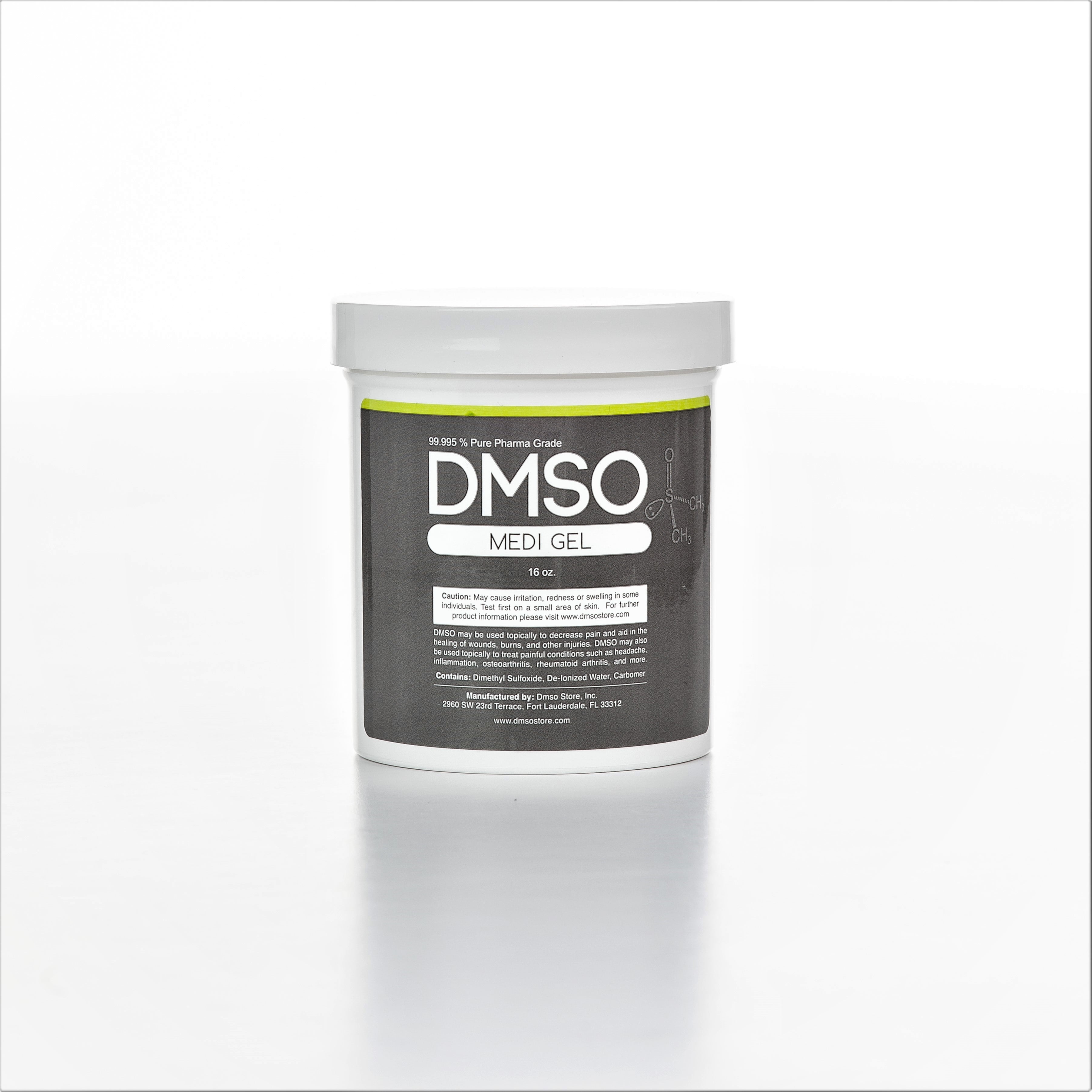 DMSO Gel 1 lb. Pure Pharma Grade 99.995%, Non Diluted Dimethyl ...