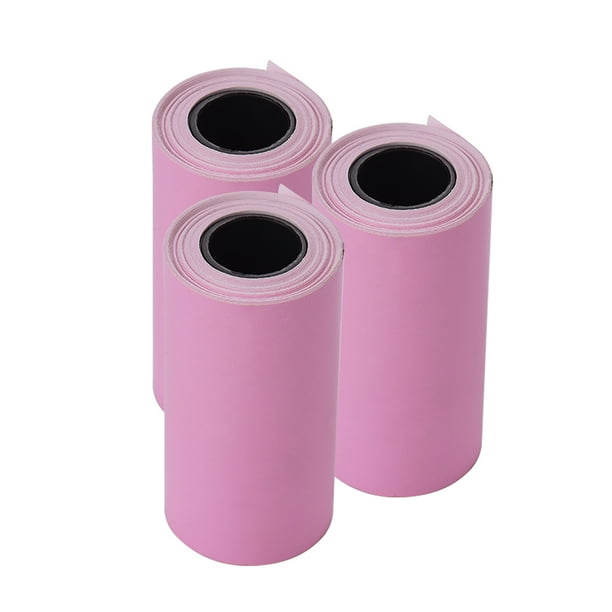 TFixolPrintable Color Sticker Paper Roll Direct Thermal Paper with Self ...