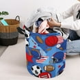 Basketball FootballLaundry Basket Collapsible Clothing Hamper Toys ...