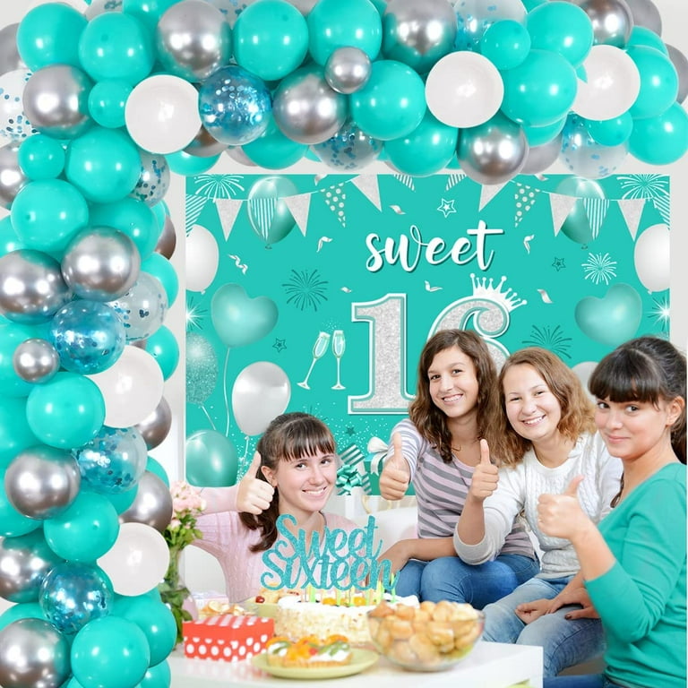 Sweet 16 Pool Party Decorations