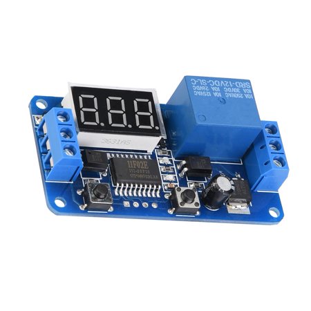 Timer Module, Self Locking Switches Key Setting High Level Trigger Time Relay Switch Cycle Delay ...
